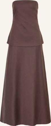 Mrs & Hugs Mrs & Hugs Off-Shoulder-Kleid braun
