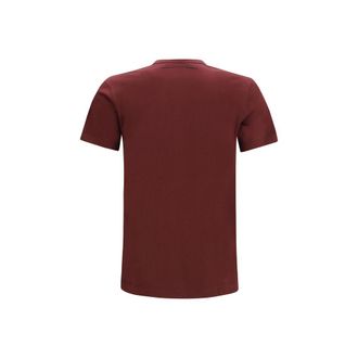 Comme Des Gar&ccedil;ons Mens Bordeaux Cotton T-Shirt