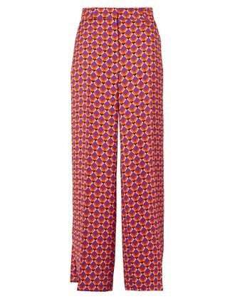 8 by YOOX RECYCLED POLY PRINTED WIDE LEG TROUSERS