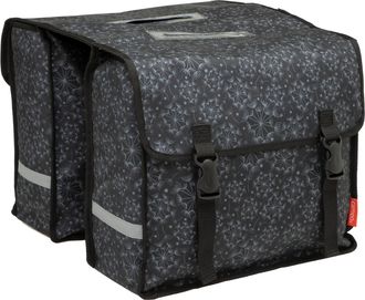 New Looxs Unisex-Adult Cameo Double Doppelte Fahrradtasche, Tara Black, 30 Liter