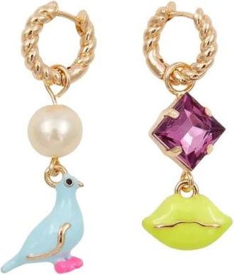 Michael Kors Femme, Accessoires, Multicolore, Taille: ONE Size Jholy Hoop Earrings