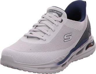 Skechers Homme Arch Fit Orvan-Kincade Basket, Lt Gray Knit/Synthetic, 42.5 EU