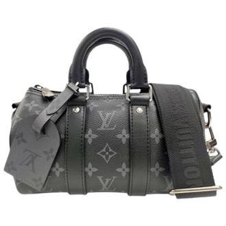 Louis Vuitton Sac Boston Pre-owned Monogram Eclipse - unisex - Pre-owned - Noir - Taille: ONE Size