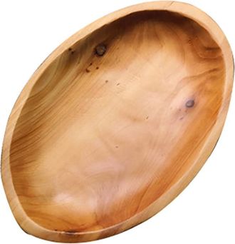 Cabilock Oval Geformt Obst Tablett Holz Salat Serviert Sch&uuml;ssel Moderne Brot Korb Gro&szlig;en Obst Sch&uuml;sseln f&uuml;r Home K&uuml;che (S)