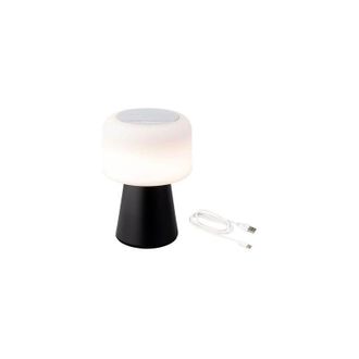 Lumineo LED-Lautsprecher (22,5 cm, Bluetooth, wiederaufladbar, innen/au&szlig;en, 90 lm, IP44, usb, usb, 22,5 cm), Farbe white und schwarz - Lumineo