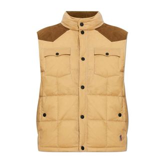 Moncler Gilet Apr&egrave;s-Ski - Homme - Vestes - Brun - Taille: S