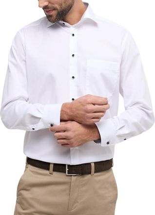 Eterna Comfort Fit Hemd Langarm New Kent Kragen weiß Größe 41