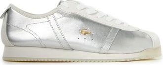 Lacoste Baskets compens&eacute;es en cuir m&eacute;lang&eacute;