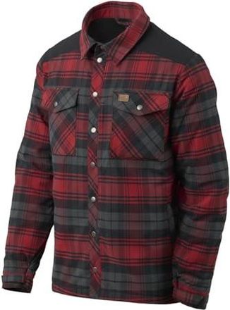 Helikon-Tex Winter Warden Shirt, Slate Crimson Plaid, Small