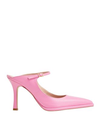 8 by YOOX LEATHER MARY JANE MULES