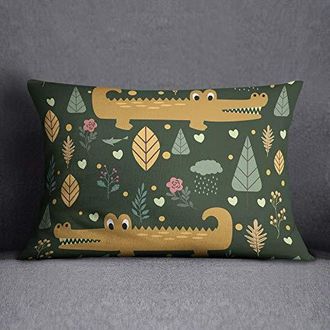 Questo Casa Dekorativer Kissenbezug, Kissenbezug, Heimdekoration, für Sofa, Café, Größe: 35 x 50 cm, entworfen und hergestellt in der Türkiye