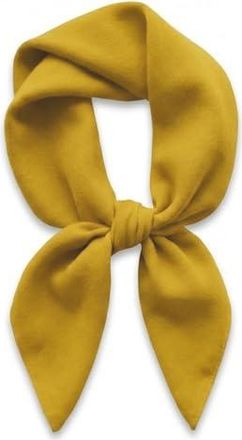 TigerTie Foulard pour femme uni - Dimensions du foulard 60 x 60 cm - 100% coton, ocre, Taille unique