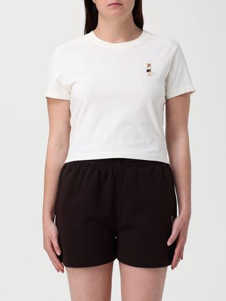 Maison Kitsun&eacute; T-Shirt MAISON KITSUN&Eacute; Femme couleur Ivoir