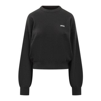 Rotate Rotate Birger Christensen, Femme, Pulls, Noir, Taille: 42 FR Pull ras du cou basique