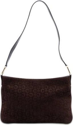 Celine Sac bandouli&egrave;re en daim Pre-owned - Femme - Pre-owned - Brun - Taille: ONE Size