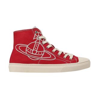 Vivienne Westwood Orb HighTop Canvas Sneakers - - Shoes - Herren - Rot - 42 EU