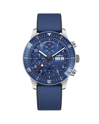 Fortis NOVONAUT N-42 Cobalt Blue Herrenuhr F2040013