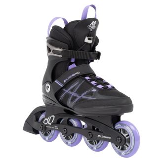 K2 Skates Damen Inline Skates Alexis 80 PRO, Black - Lavendar, 30G0213.1.1.075