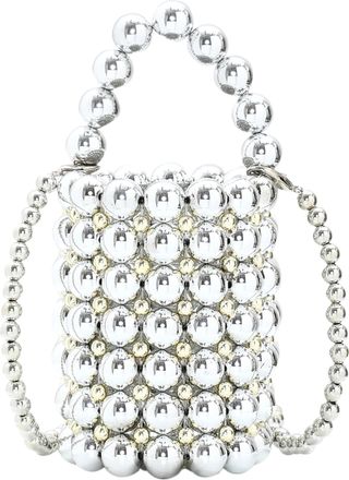 Mymo Handtasche Frauen Silber