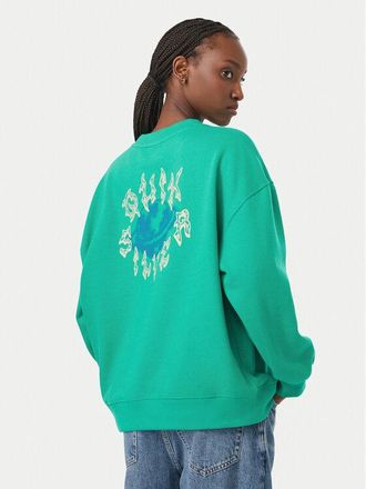 Quiksilver Sweatshirt Standard Crew EQWFT03188 T&uuml;rkisfarben Regular Fit