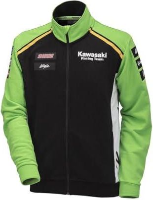 Kawasaki WSBK Ninja Sweat-shirt pour homme Taille 2XL, Noir/vert, XXL