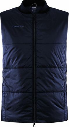 Craft CORE LIGHT PADDED VEST | Herren Weste 3XL | Blaze |Wärmende Weste mit leichter Wattierung | Laufweste Herren aus recyceltem Polyester | Ripstrikkragen