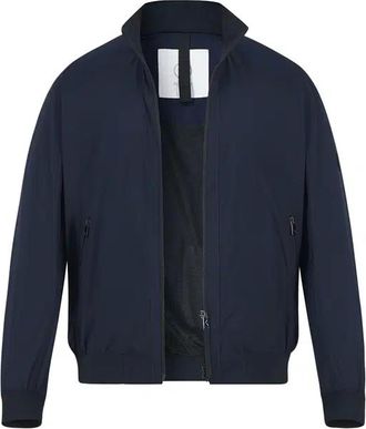 Bogner Herren Blouson blau Mikrofaser unifarben