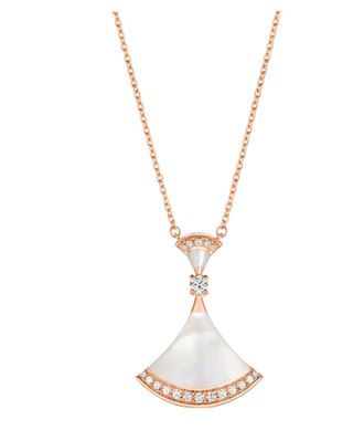 Bulgari Rose Gold/Nacre Divas Dream Necklace