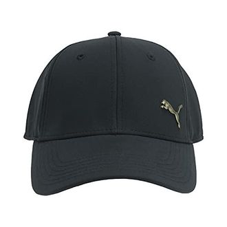 Puma Extensible Casquette de Baseball, Noir/Or, S/M Homme