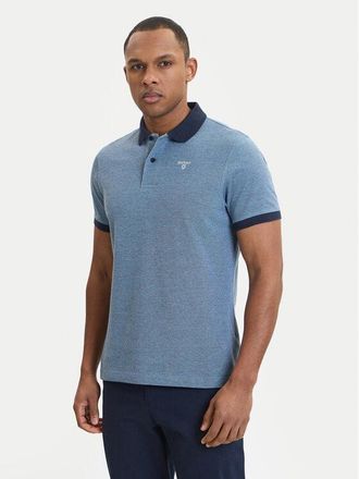 Barbour Poloshirt Essential MML0628NY91 Blau Regular Fit