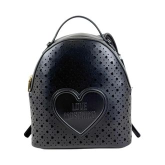 Love Moschino Femme, Sacs, Noir, Taille: ONE Size Traforato Zaino
