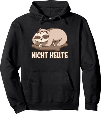 Jimbeels Nicht Heute Faultier Lustiger Spruch f&uuml;r M&auml;dchen & Jungs Pullover Hoodie
