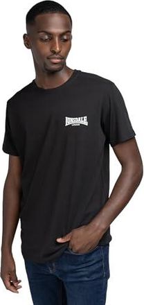 Lonsdale London T-Shirt Elmdon pour Homme., Noir, XL