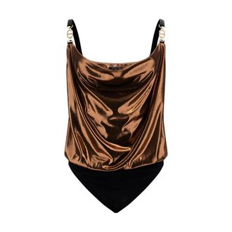 Marciano Naomi Bodysuit - - Tops - Damen - Braun - XL