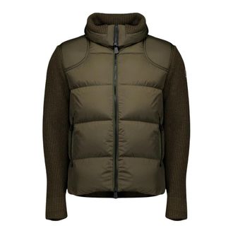 Moncler Jacke aus zwei Materialien - - Jackets - Herren - Gr&uuml;n - S