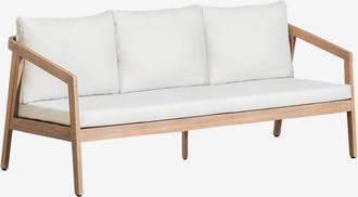 Sklum 3-Sitzer-Gartensofa aus Akazienholz Kaela