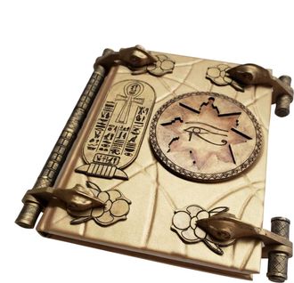 Generic Mumie Props Totenbuch Dekoration aus Harz Handgemachte Antik &Auml;gypten Sammlerst&uuml;cke Souvenir Ornament Magisches Buch Weihnachtsgeschenk