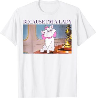 Disney Die Aristocats Marie Weil ich eine Dame bin Portrait T-Shirt
