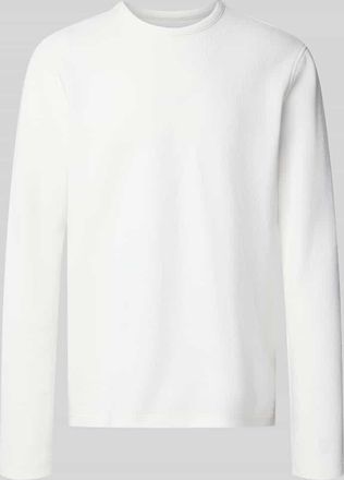 Mc Neal Longsleeve mit Strukturmuster und Rundhalsausschnitt