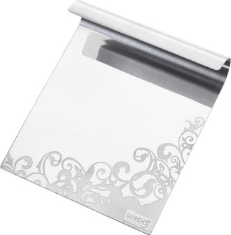 Lurch 210160 Kochschaufel / Gemüseschaufel / Küchenspachtel aus Edelstahl, 16 x 14 cm, Silber