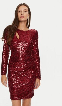 Rinascimento Rinascimento Coctailkleid CFC0019792002 Rot Slim Fit