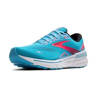 Brooks Homme Adrenaline GTS 23 Sneaker, Crystal Seas Diva Pink Black, 44 EU