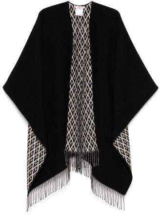 Valentino Garavani poncho Toute La V - Noir