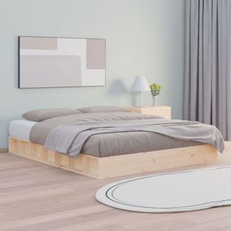 vidaXL Massivholzbett 180x200 cm Vidaxl