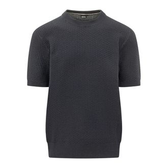 HUGO BOSS Homme, Pulls, Bleu, Taille: XL H-Nilton Maglia MM