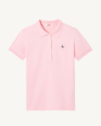 Jott Polo en coton biologique Rose p&ecirc;che Franca - Taille XS