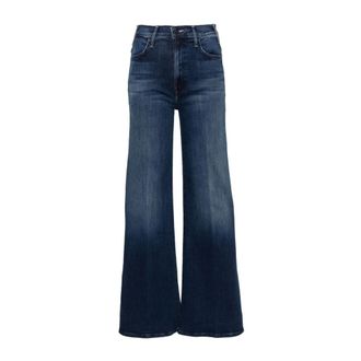 Mother High Waist Wide Leg Jeans Blau - - Jeans - Damen - Blau - W30
