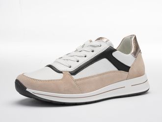 Ara Damen Osaka Sneaker, Shell,Weiss,SCHWARZ, 41 EU Weit