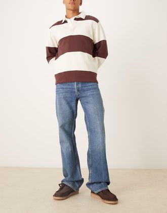 Arket Canyon - Jeans mit geradem Bein und verwaschenem Mittelblau