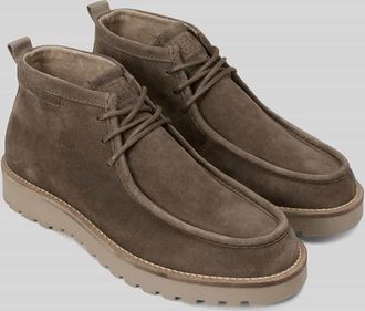 Marc O'Polo Boots aus Rindsvelours mit Profilsohle